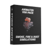 Animated VDB Pack | Volumetric fire & smoke | Studio Speets
